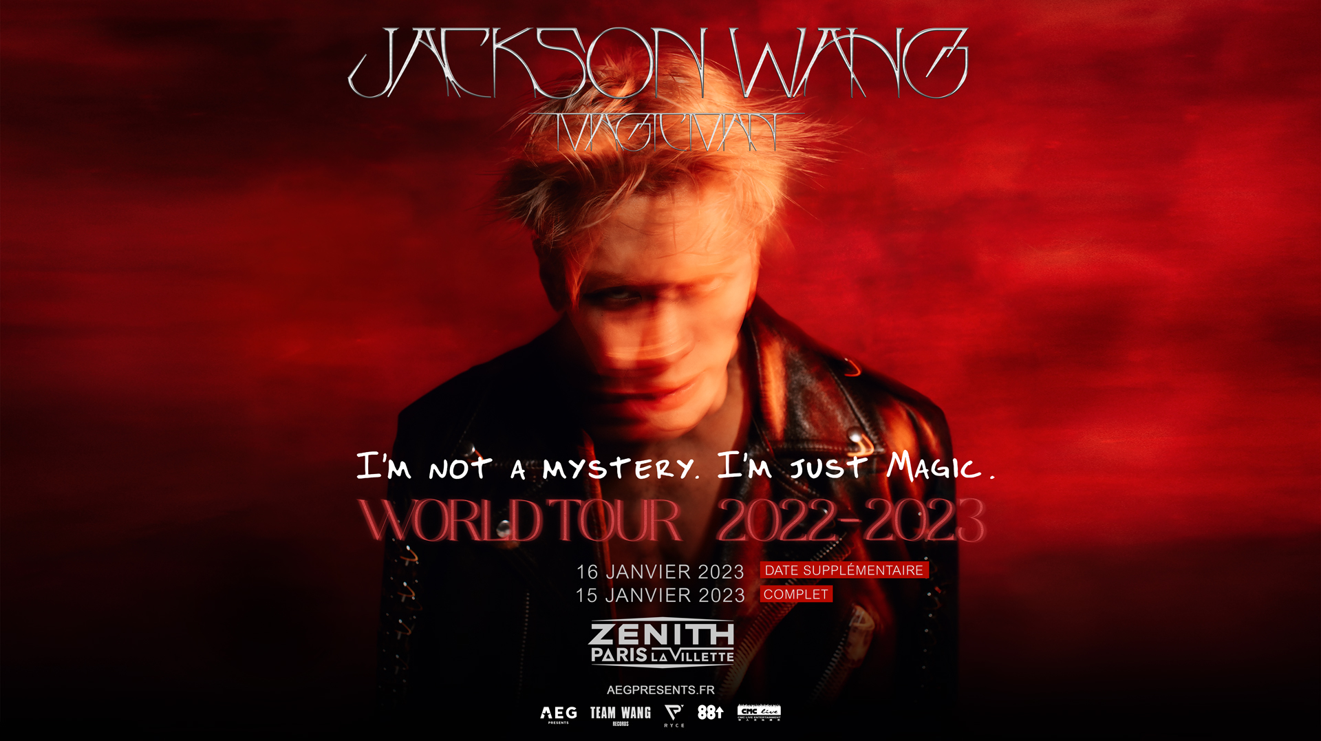 Jackson Wang (GOT7) ajoute une nouvelle date en France ! - K World